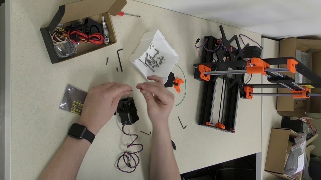 Prusa i3 MK3 Build Time-lapse at Carnegie-Stout Public Library - YouTube