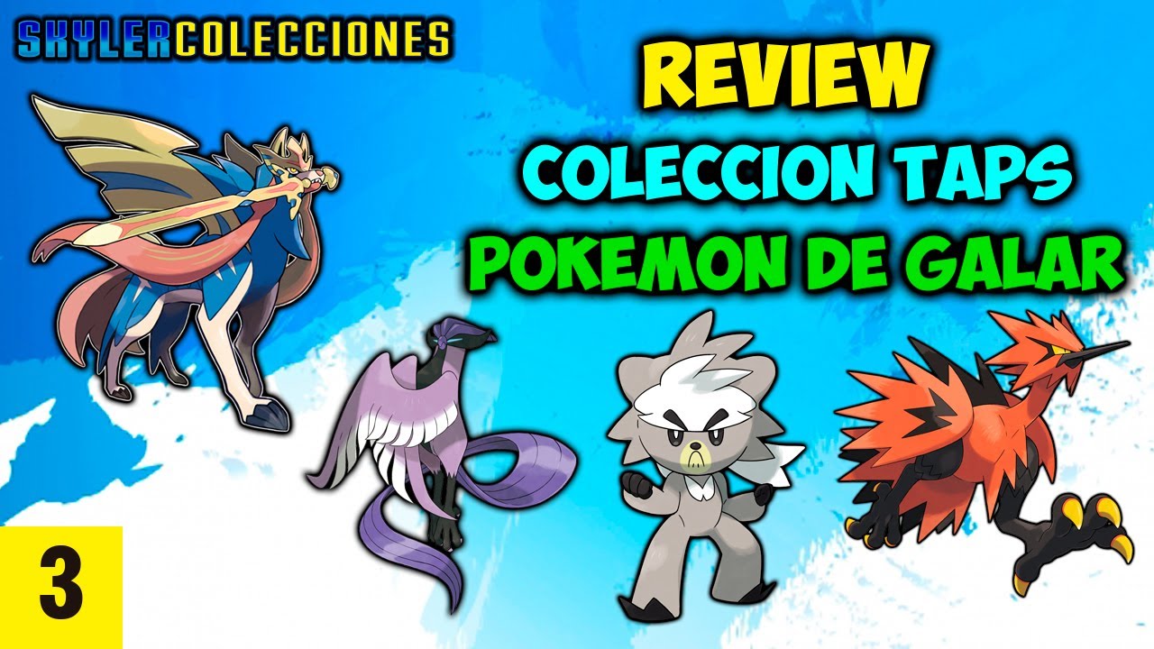 REVIEW TAPS POKEMON DE GALAR PARTE 3 – POKEMON | SKYLER COLECCIONES ...