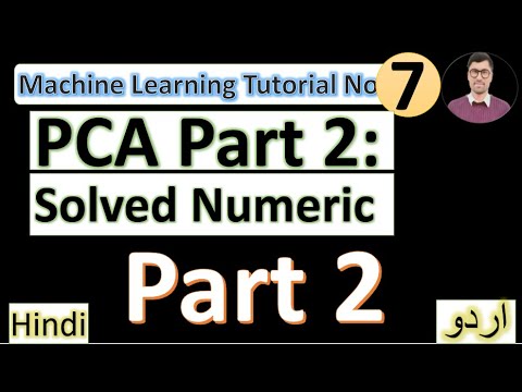 Part 2 Principal Component Analysis PCA Explained with Solved Example in Hindi Machine Learning ...