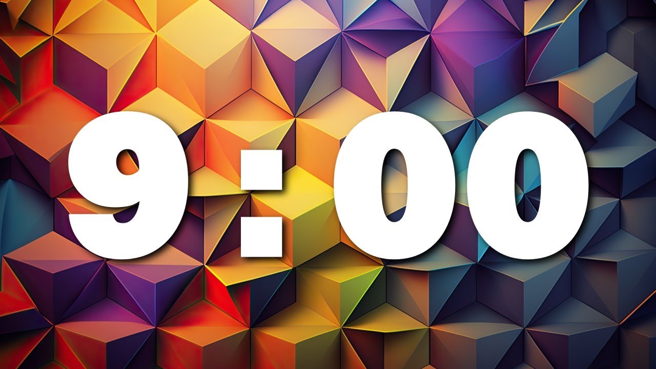 9:00 Geometric countdown timer - YouTube