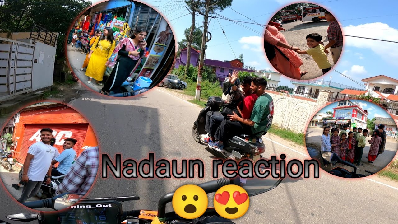 Nadaun Reaction lene gye the 😮 or kaha kaha Jaa jae #hamirpur #nadaun # ...