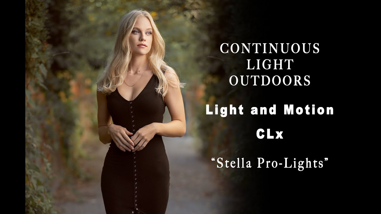 THE BEST Light for Shooting Outside | Continuous Lights Outside - YouTube