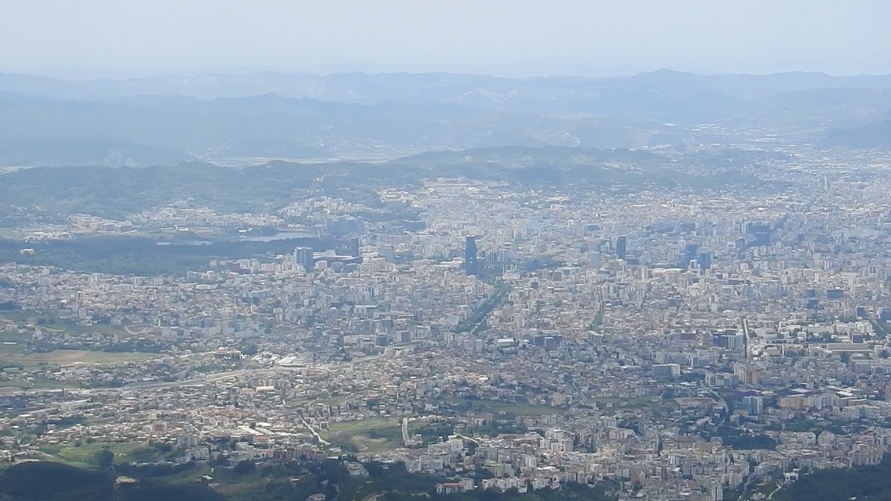 Views above Tirana, Albania - YouTube