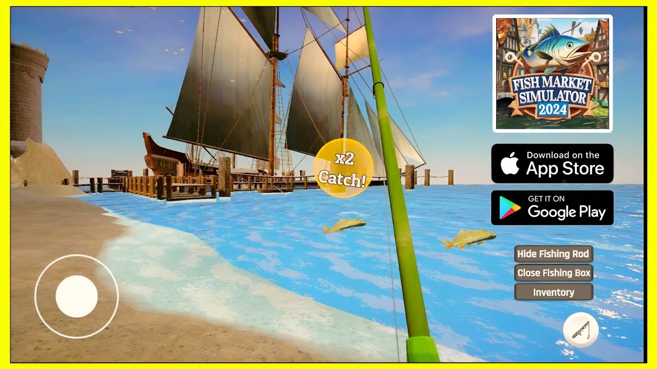 SEA TOWN FISH MARKET SIMULATOR 2024 | NEW GAME | ANDROID, IOS - YouTube