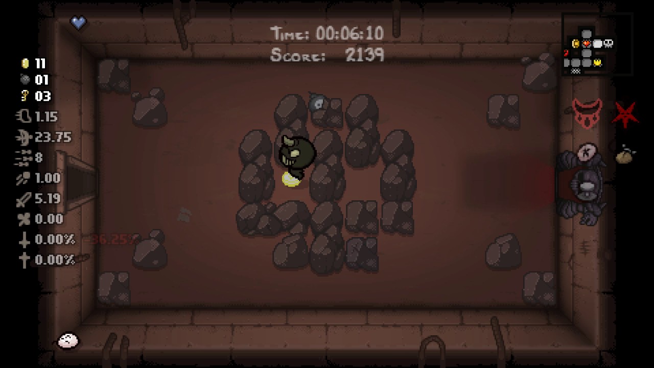 The Binding of Isaac episode 2 part 1 - the Leviathan Form - YouTube