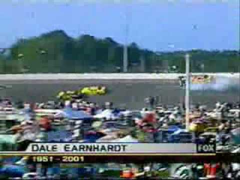 Dale Earnhardt's fatal crash at the 2001 Daytona 500 - YouTube