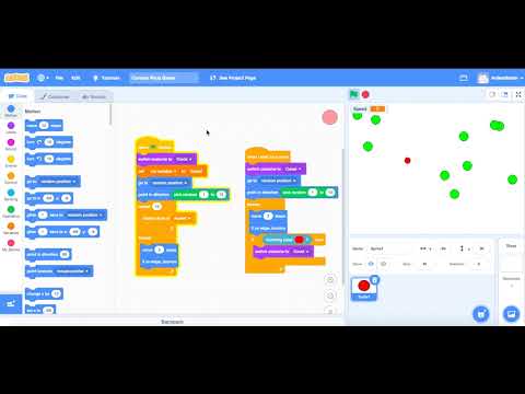 How to make corona-virus game spread simulation on scratch using coding ...