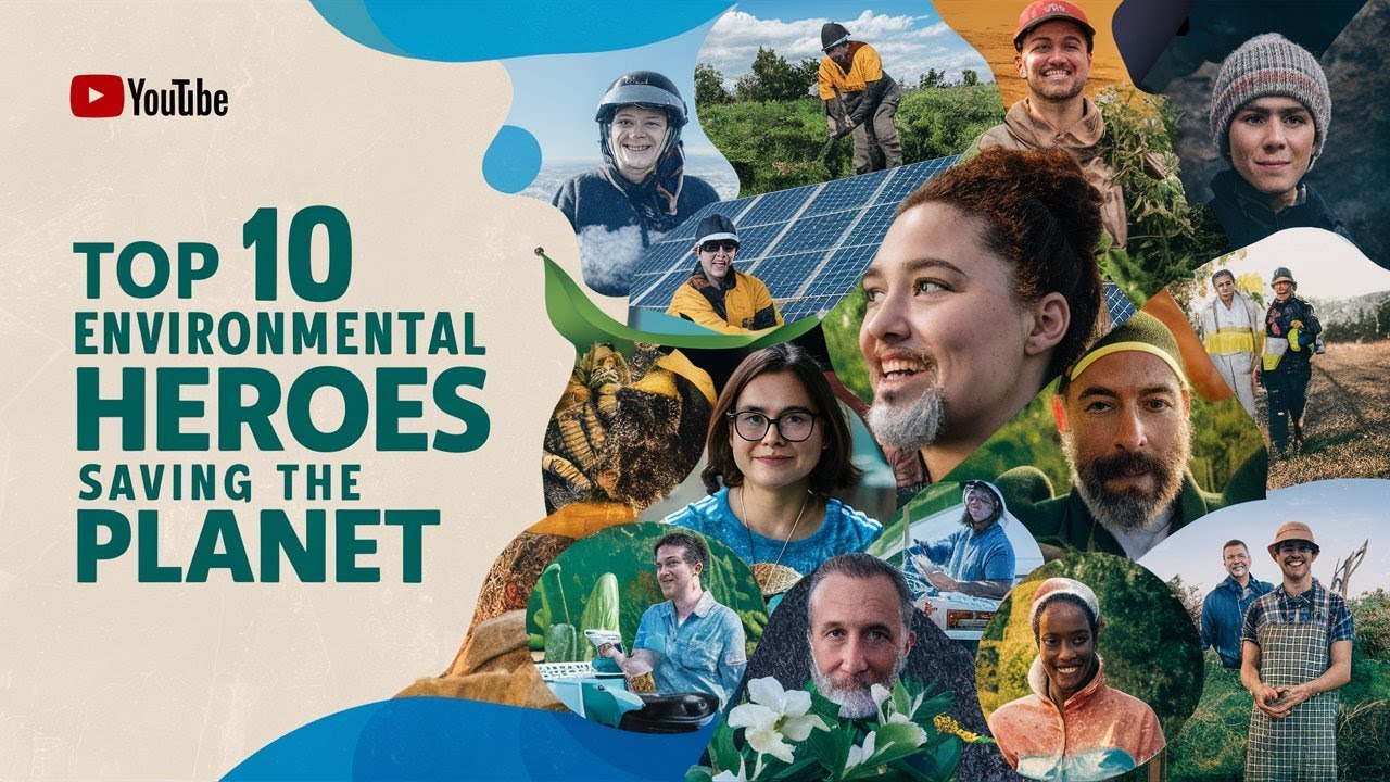 Top 10 Environmental Heroes Saving the Planet - YouTube