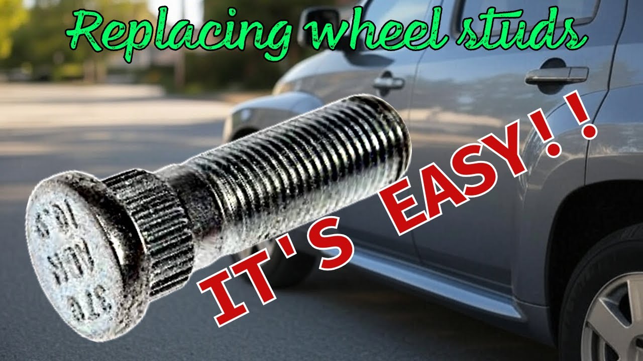 Replacing wheel studs is easy! - YouTube