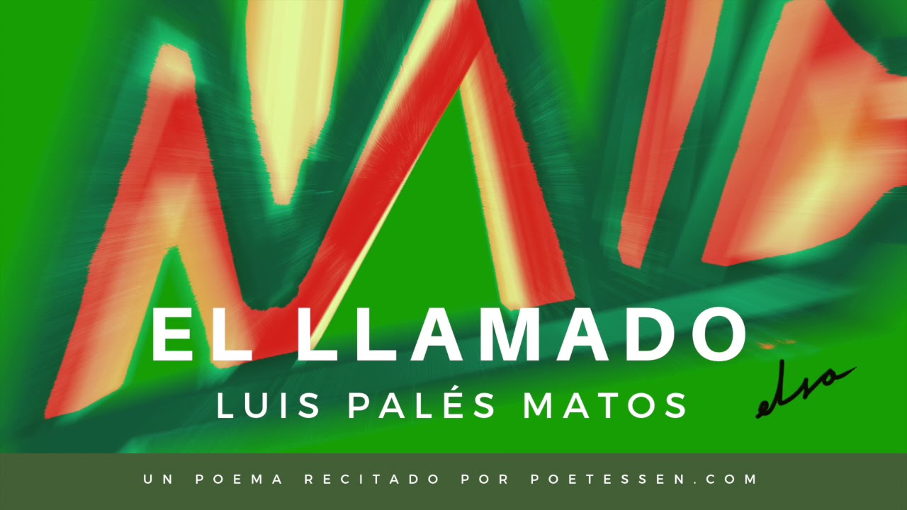 EL LLAMADO - Un poema recitado de Luis Palés Matos - YouTube