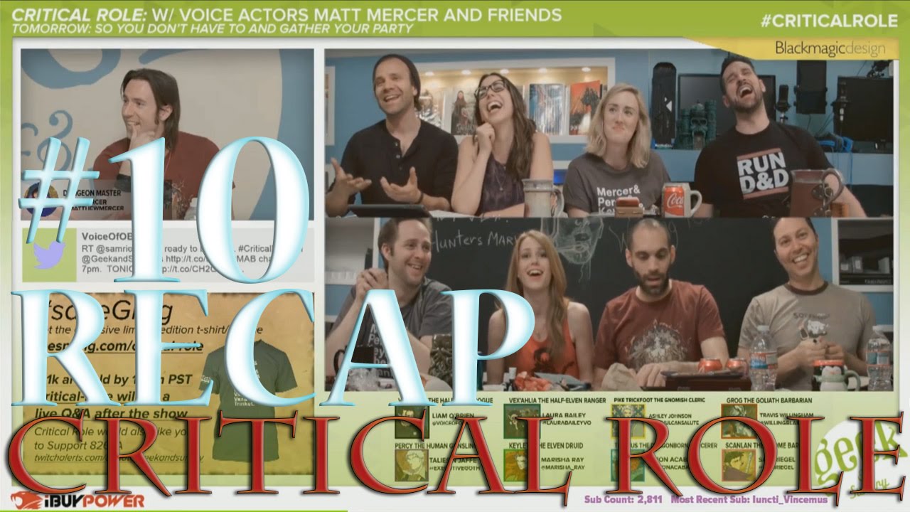 Critical Role Episode 10 (Extensive) Recap: K'varn Revealed - YouTube