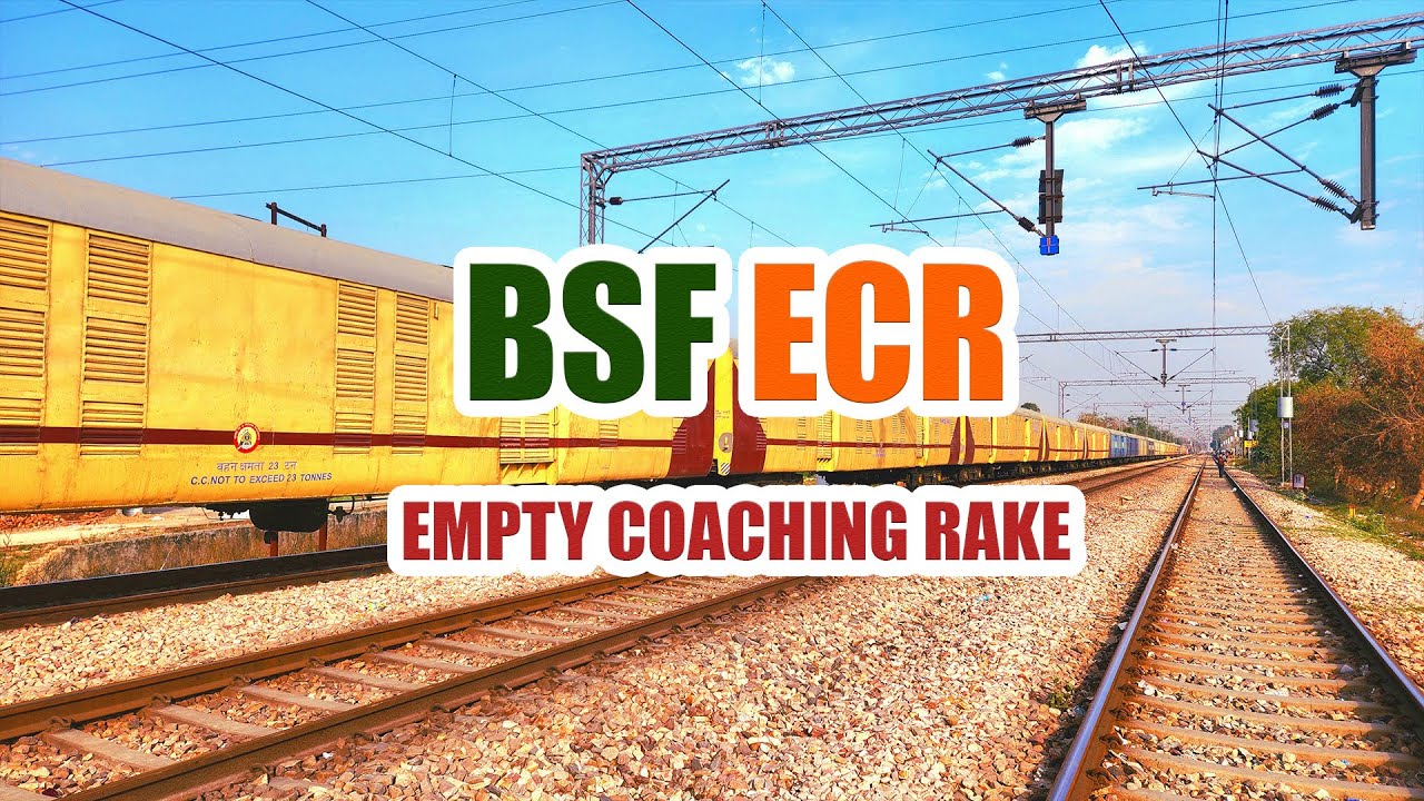 BSF ECR Rake : Advanced Freight Rake for Indian Army by Indian Railways ...