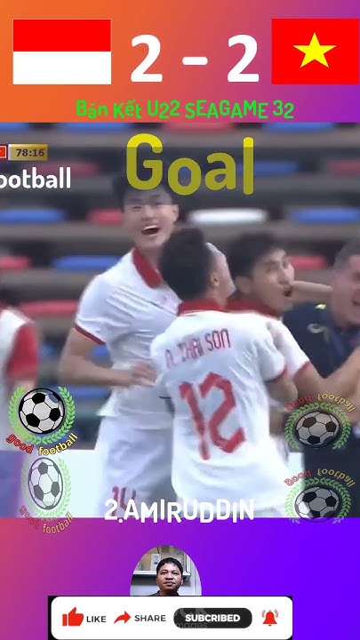 u22 vietnam vs u22 indonesia #4 | Good Football | Goal | Good Goal - YouTube