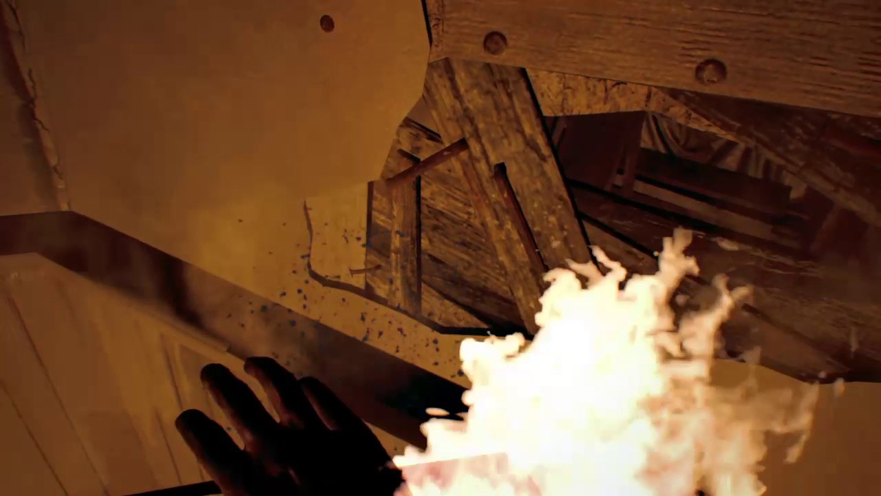 RESIDENT EVIL 7 biohazard Ethan fire death - YouTube
