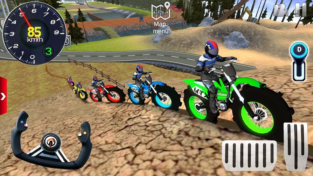 Motor Dirt Bike Racing Simulator 2025 - Off-Road Bike Stunt Driving 3D ...