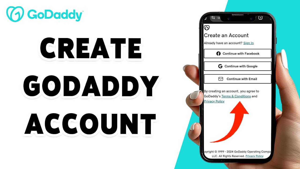 How To Create GoDaddy Account 2024 | GoDaddy Account Sign Up/Setup/Registration Guide - YouTube