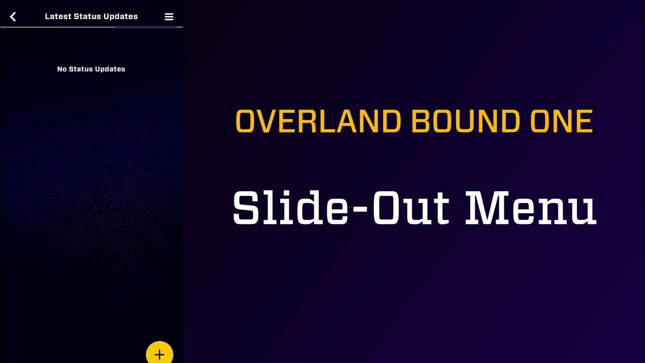 OB1 Slide Out Menu - YouTube