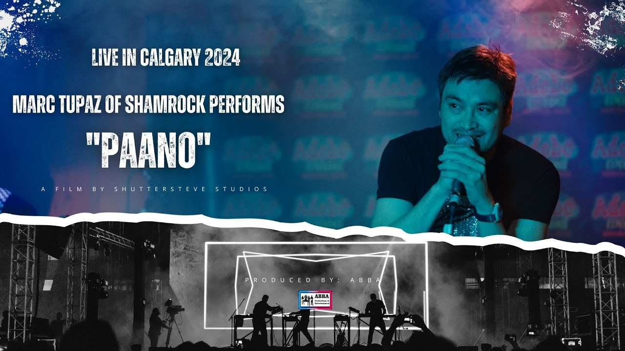 Marc Tupaz of Shamrock performs "Paano" Live in Calgary Canada 2024 ...
