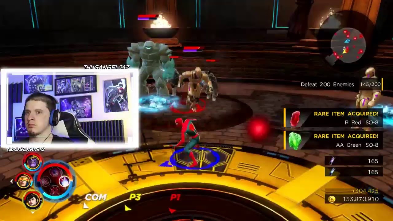 Marvel Ultimate A3 AEP Farming/leveling Characters - YouTube