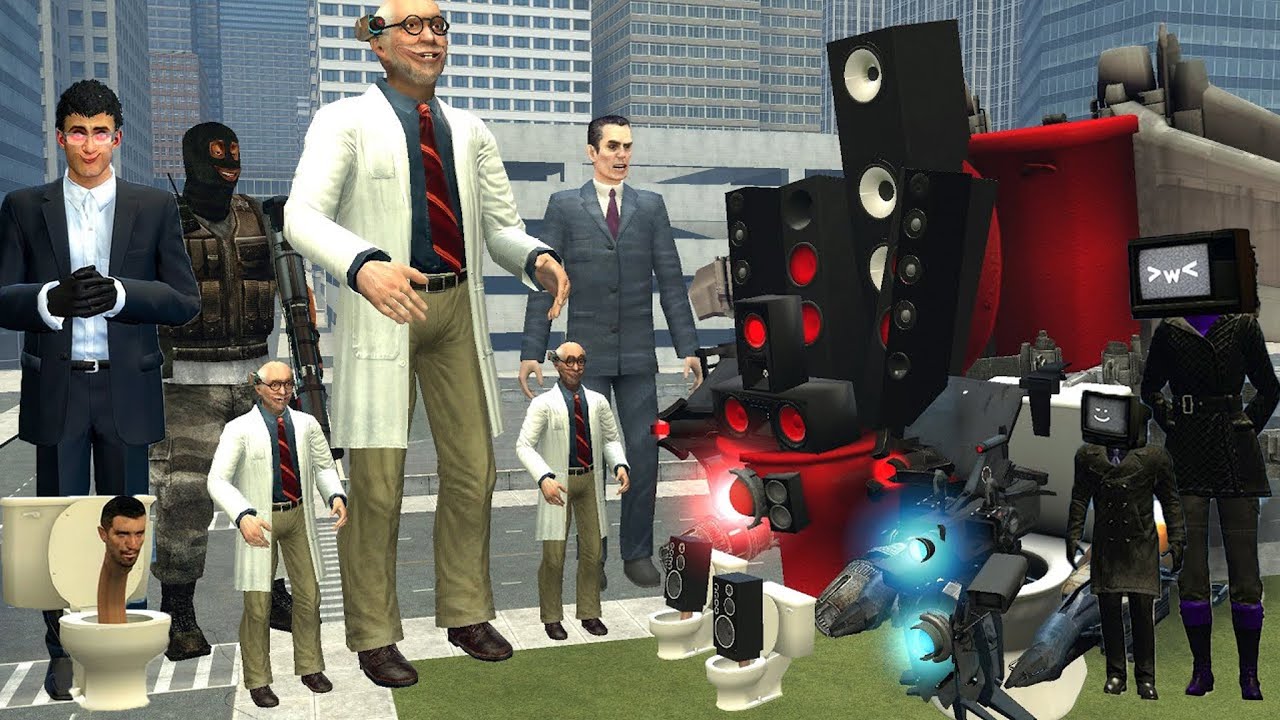 MULTIVERSE SCIENTIST SKIBIDI VS MULTIVERSE CAMERA & SPEAKER TOILET AND ...