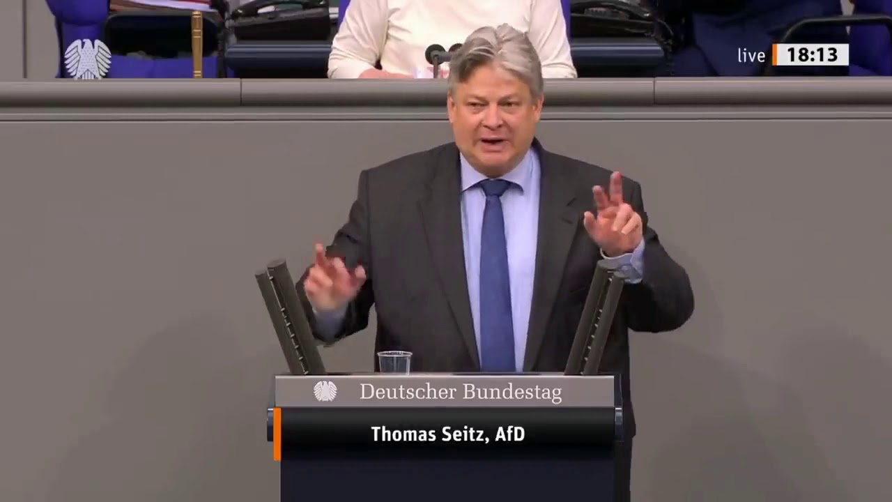 Thomas Seitz AfD 19.06.2020 Bundestag aktuelle Stunde, Lobbyismus - YouTube