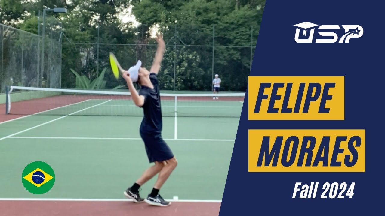 Felipe Moraes - Tennis Recruiting Video - Fall 2024 - YouTube
