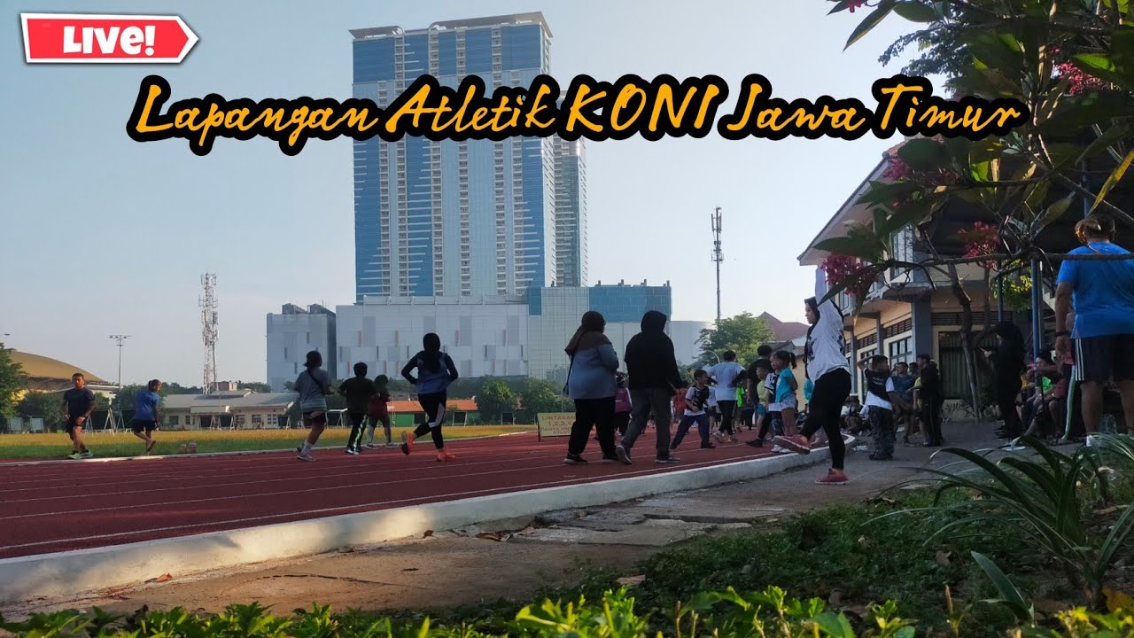 Lapangan Atletik KONI Jatim - YouTube