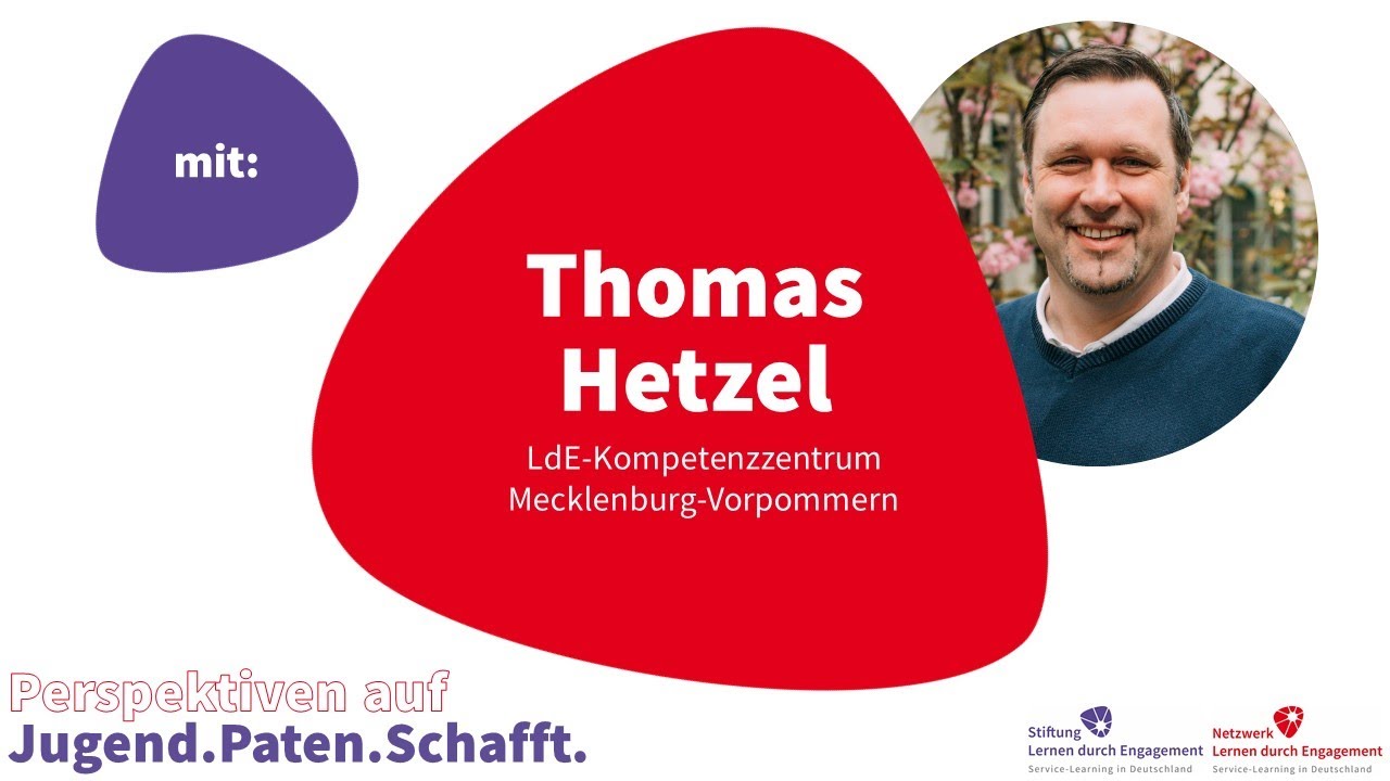 [Perspektiven auf JUGEND.PATEN.SCHAFFT.] LdE-Schulbegleiter Thomas ...