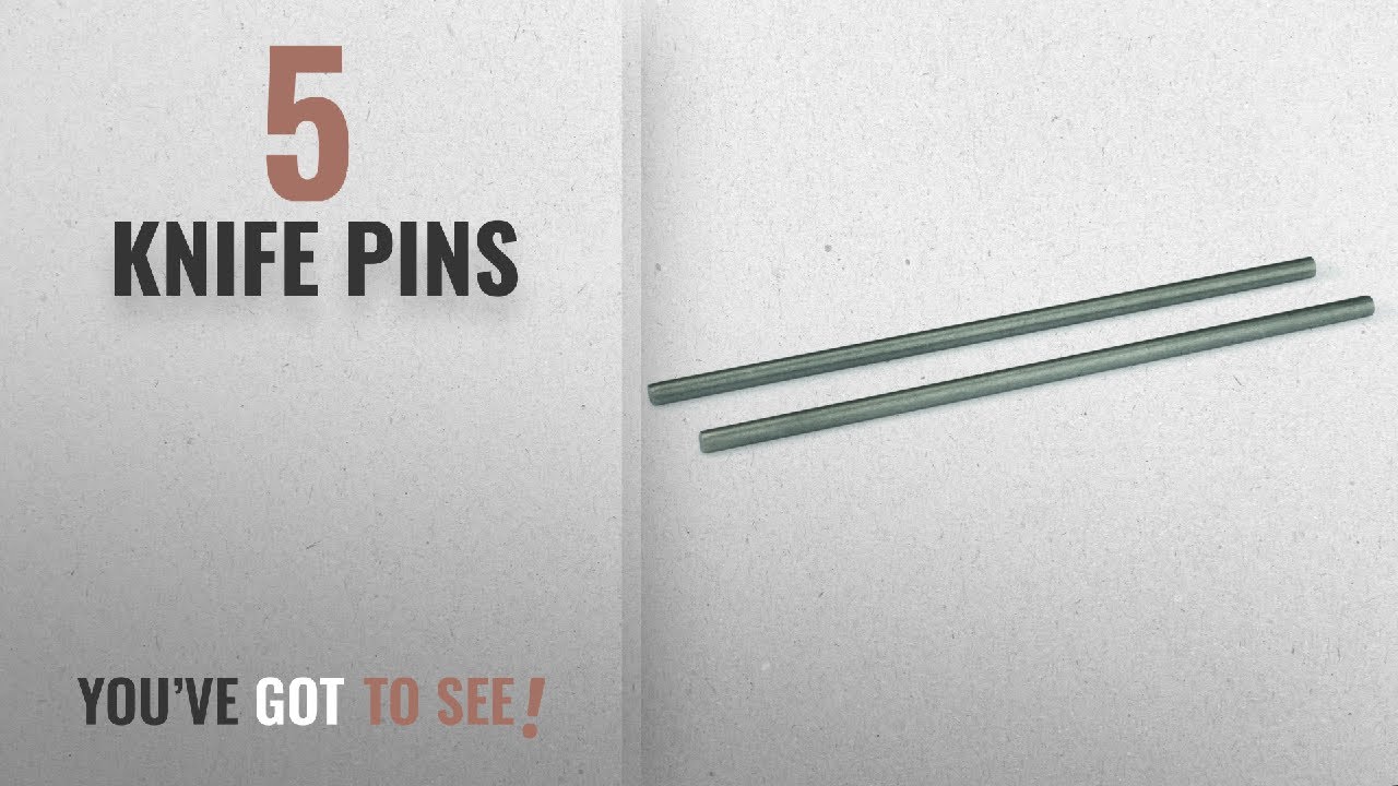 Top 10 Knife Pins [2018]: 303 Stainless Steel Knife Pin Stock 3/16" x 6 ...