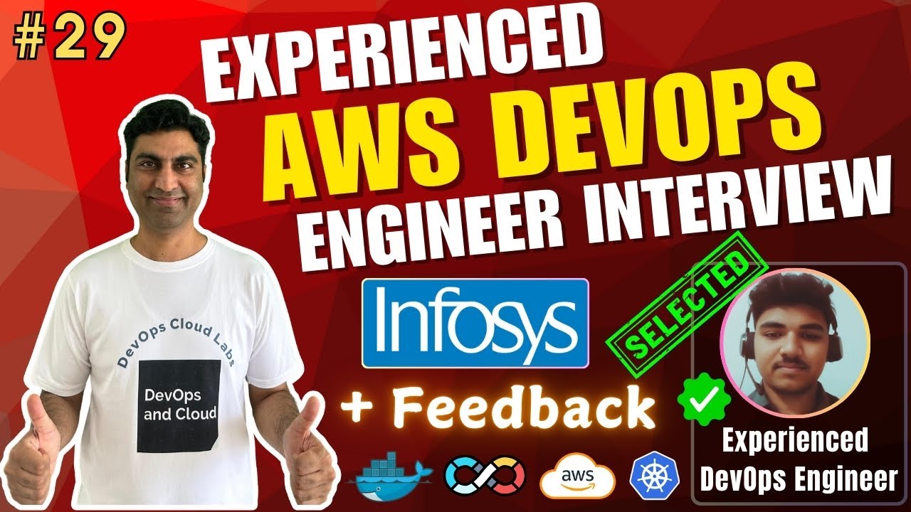 Excellent AWS DevOps Engineer Interview with Feedback | Infosys | Cloud | CICD | Cost ...