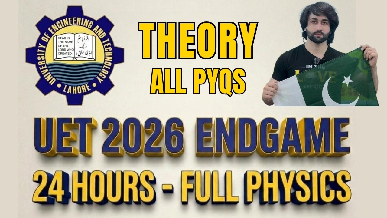 UET ECAT Physics EndGame 2026 I UET ECAT Physics Past Papers I UET ECAT ...