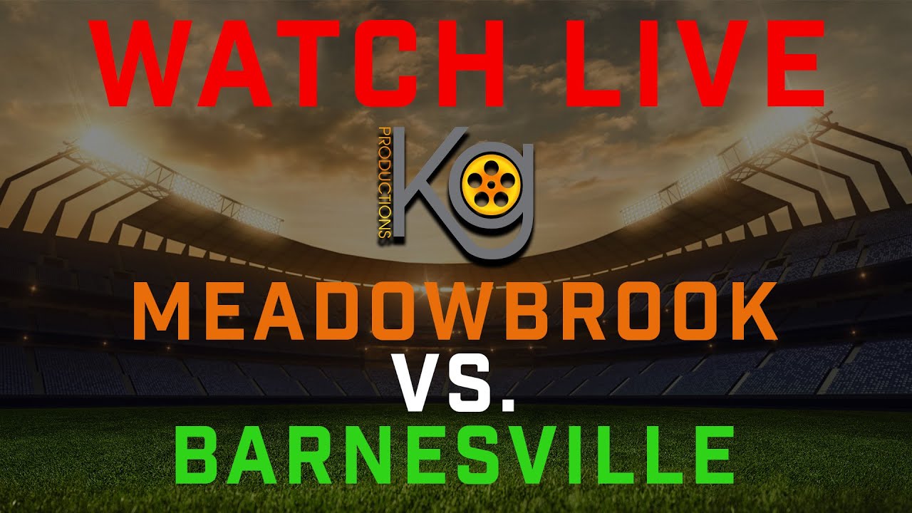 Meadowbrook vs. Barnesville - HS Football LIVE on KGP.tv - YouTube
