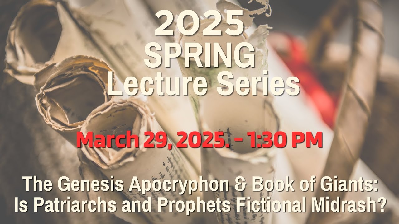 March 29, 2025. - 1:30 PM Matthew Korpman - Spring Lecture Series - YouTube