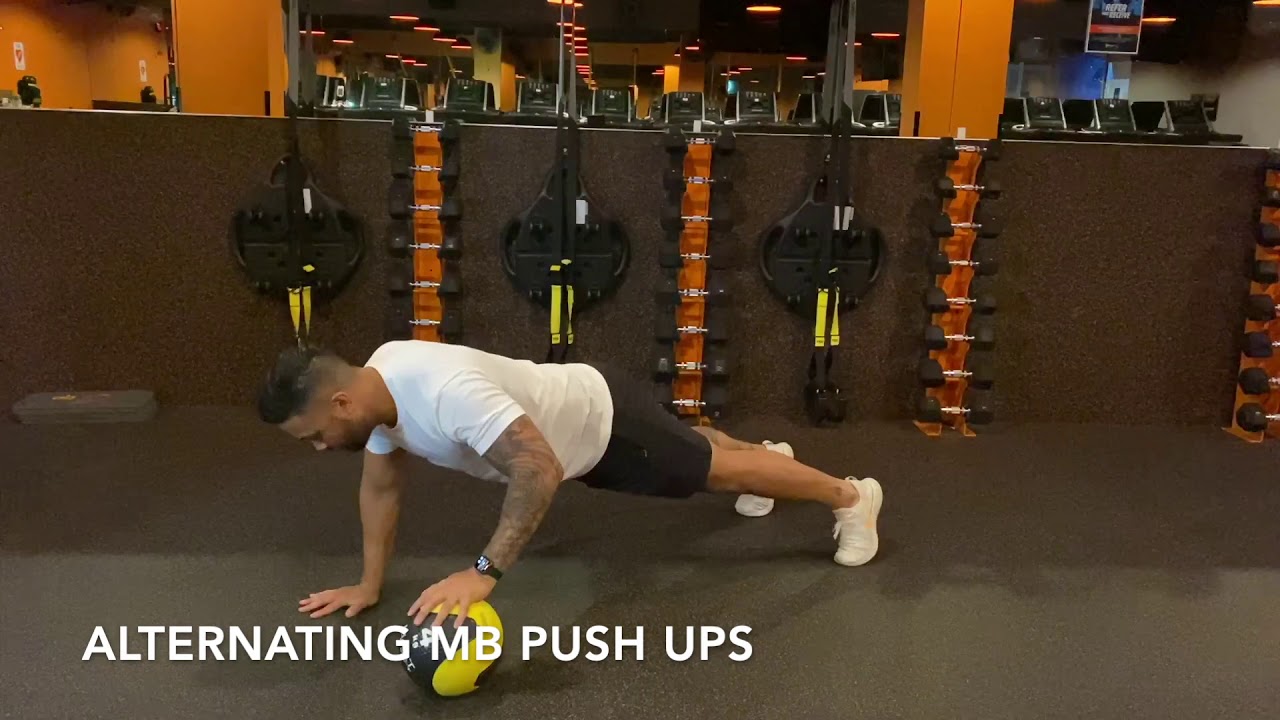 ALTERNATING MB PUSH UPS - YouTube