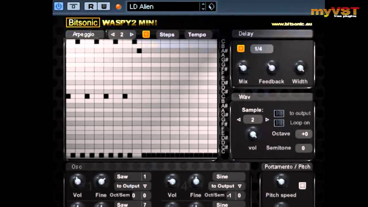 Waspy Mini - Free VST - myVST Demo - YouTube