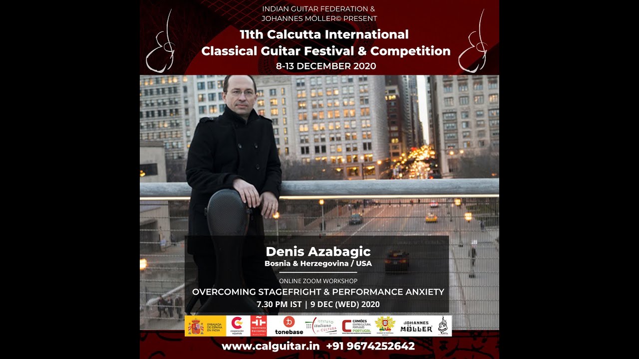 Denis Azabagic Workshop | Performance Anxiety | CICGF20 - YouTube