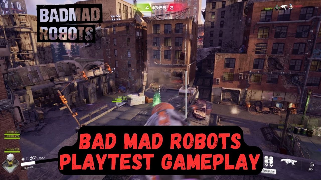 BAD MAD ROBOTS - PlayTest gameplay - YouTube