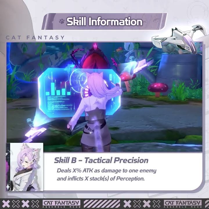 [Cat Fantasy] Skill Showcase Video — SSR Combatant Eleanor: Edge of ...