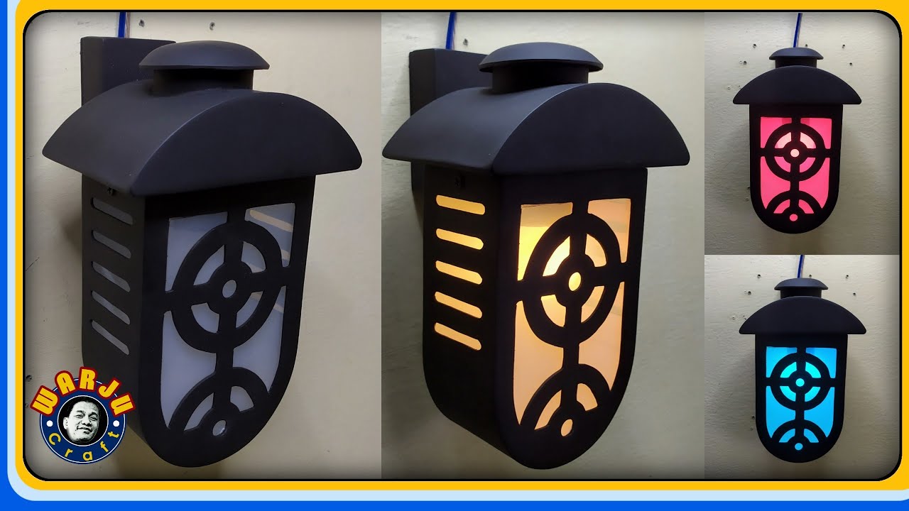 Lampu Hias Dinding Unik dari Pipa Paralon - YouTube