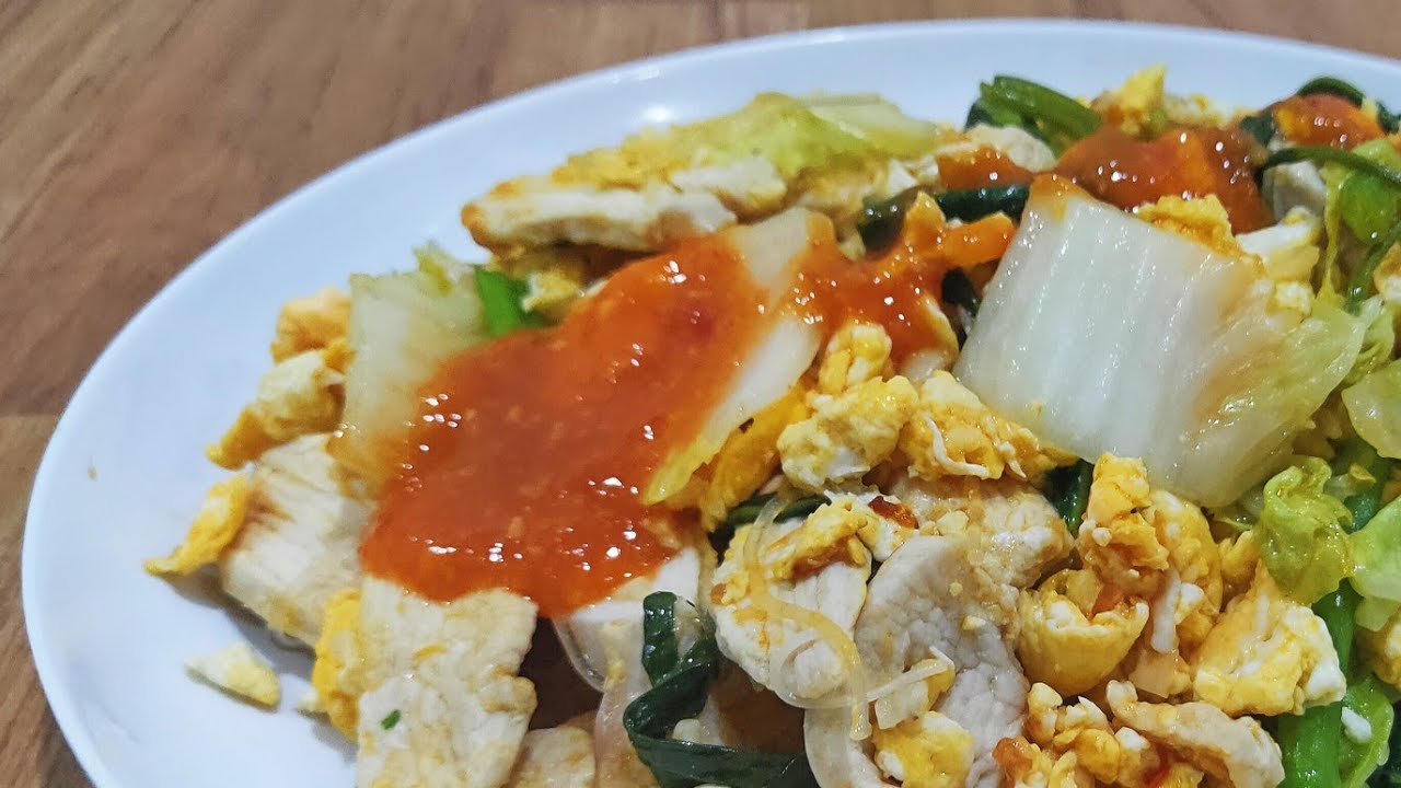 สุกี้แห้ง อกไก่ Chicken Suki เมนูลดน้ำหนัก - YouTube