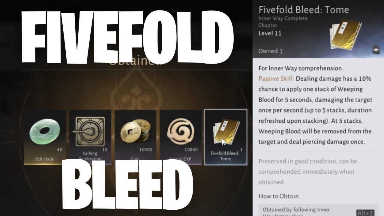 Fivefold Bleed Quest Location (Bleed Build Inner Way) - Where Winds ...