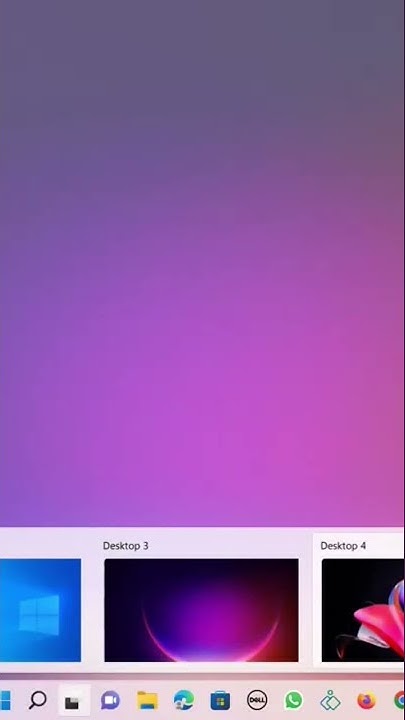 How to remove multiple desktops in windows 11| Basics Of Computer007 | #shorts #windows11 - YouTube