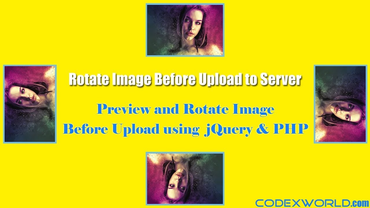 Preview And Rotate Image Before Upload Using Jquery And Php Youtube 2555