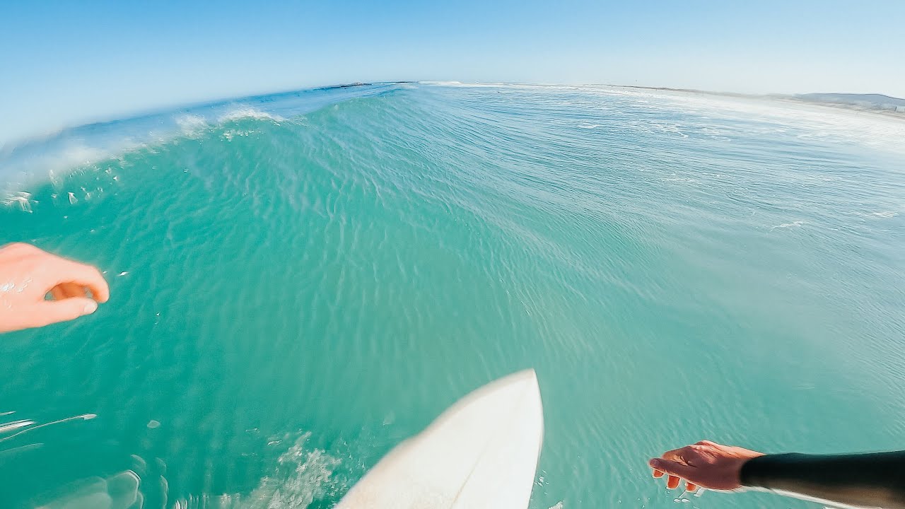 Chasing down sandbar waves in Cape Town - RAW GoPro POV - YouTube