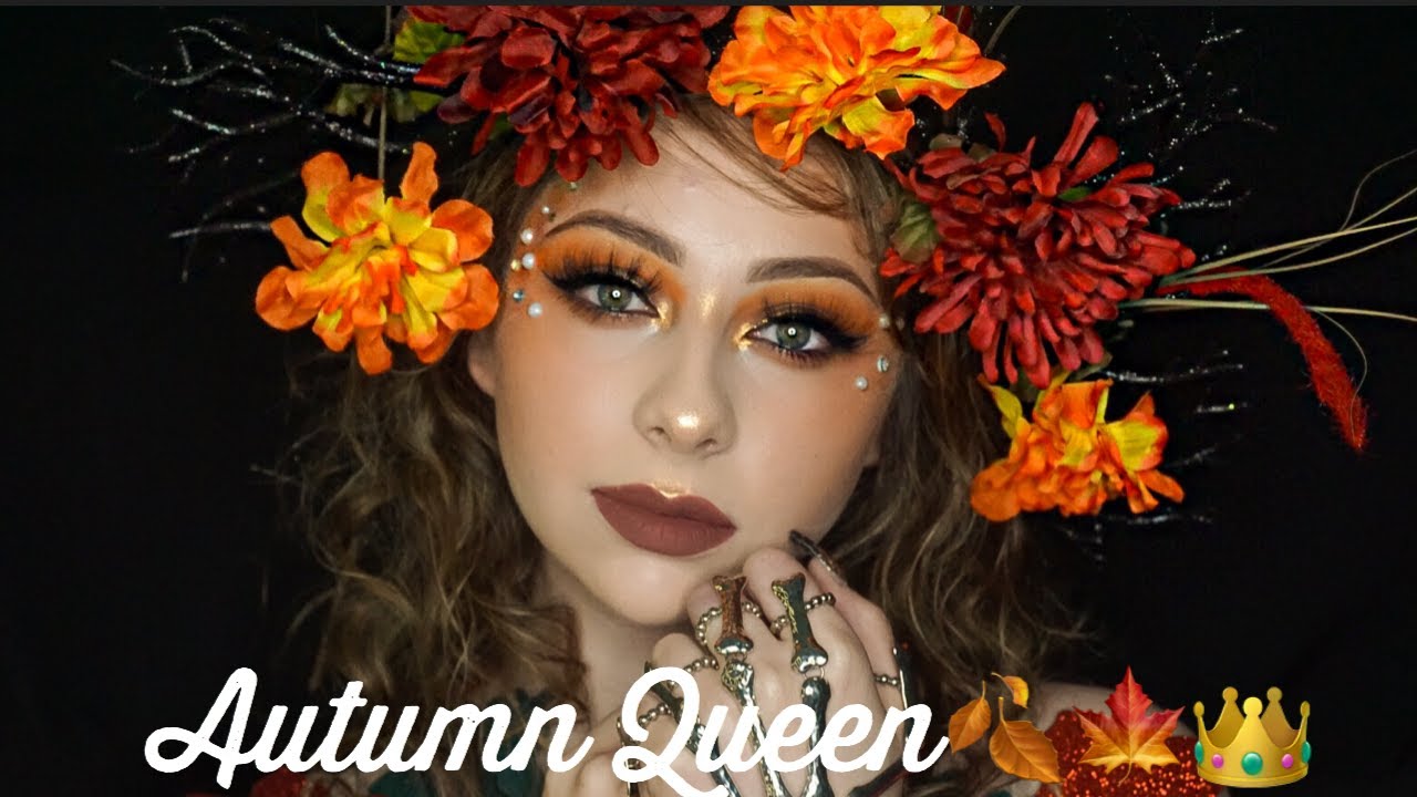 Autumn Queen Makeup look! - YouTube