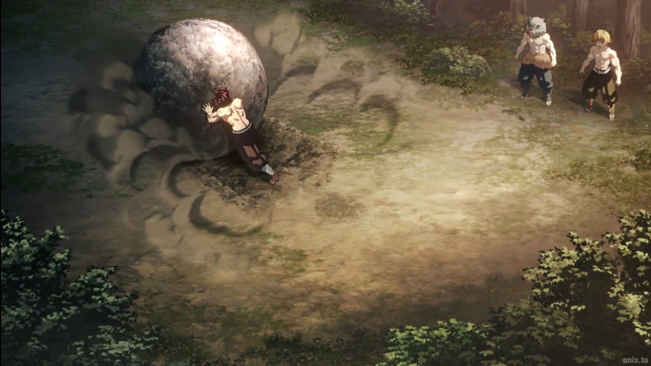 Tanjir's Monster Strength Moved Boulder. - YouTube