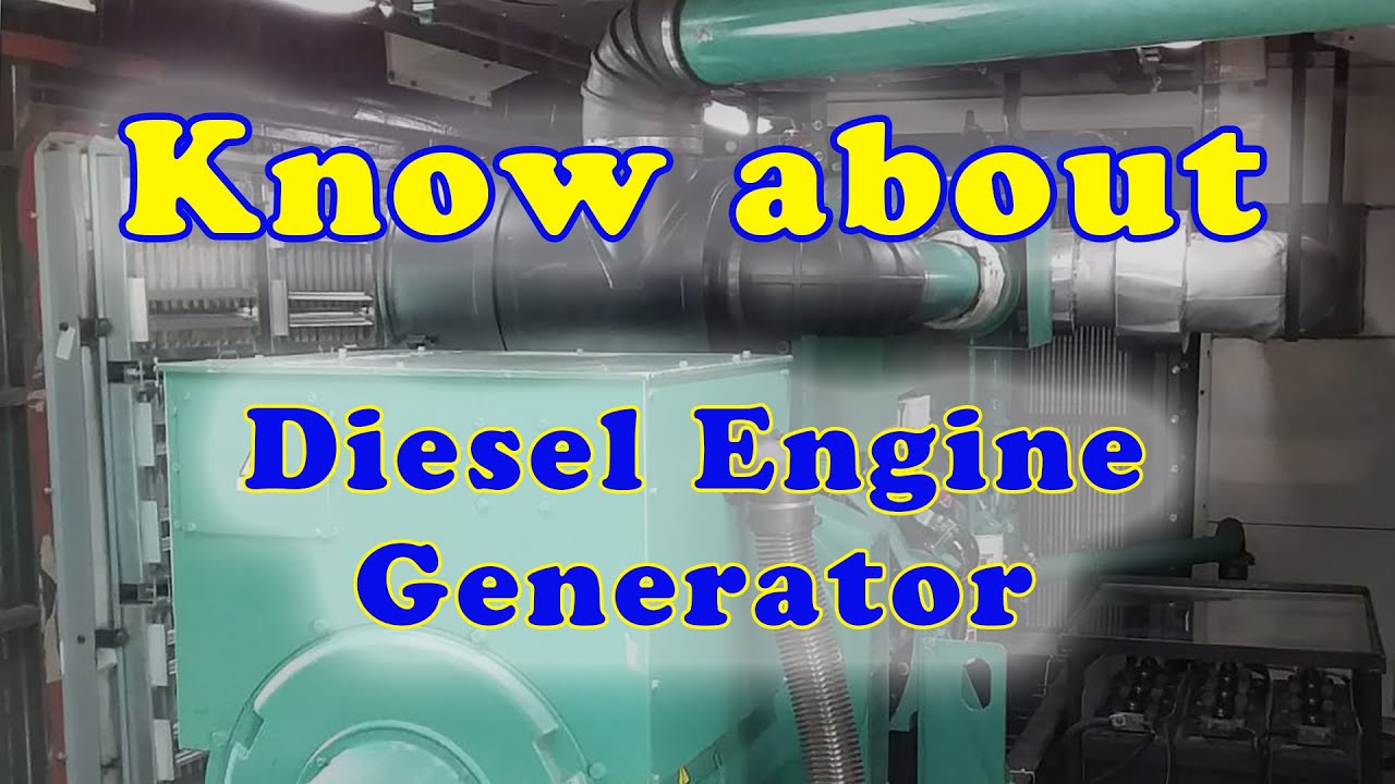 KNOW ABOUT DIESEL ENGINE GENERATOR OF LHB TRAIN - YouTube