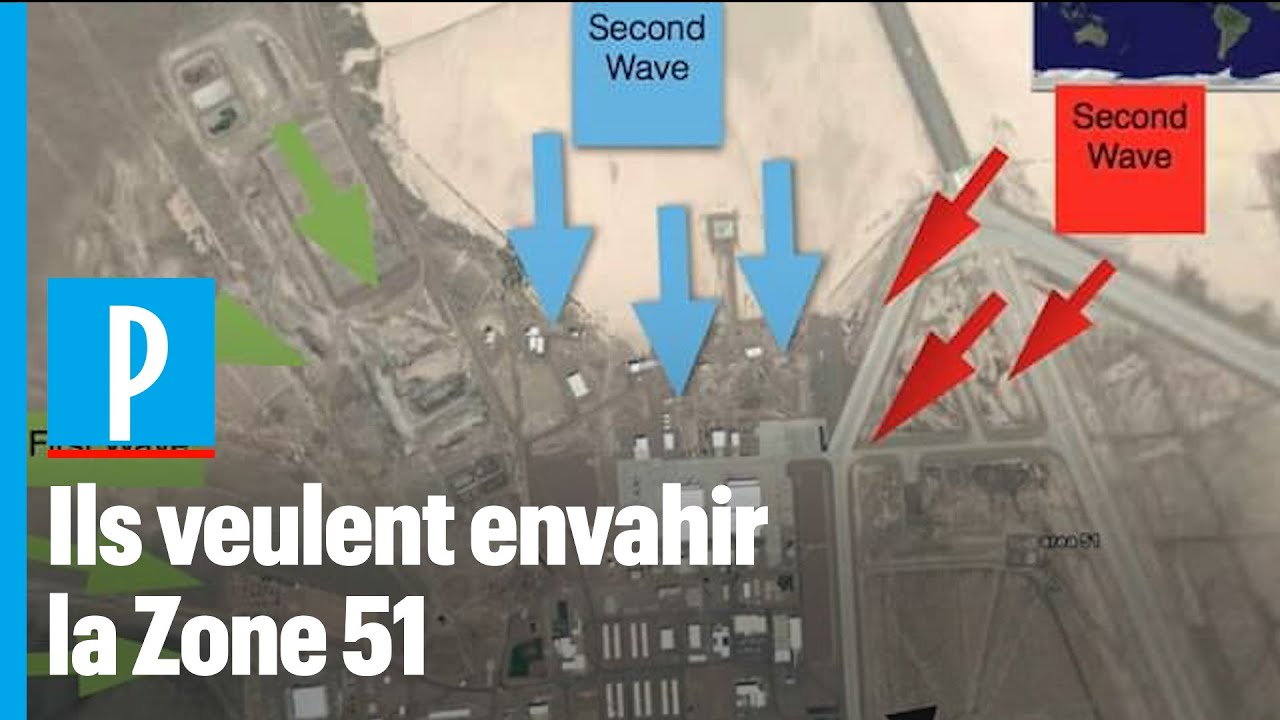 Un million de personnes veulent envahir la Zone 51 - YouTube