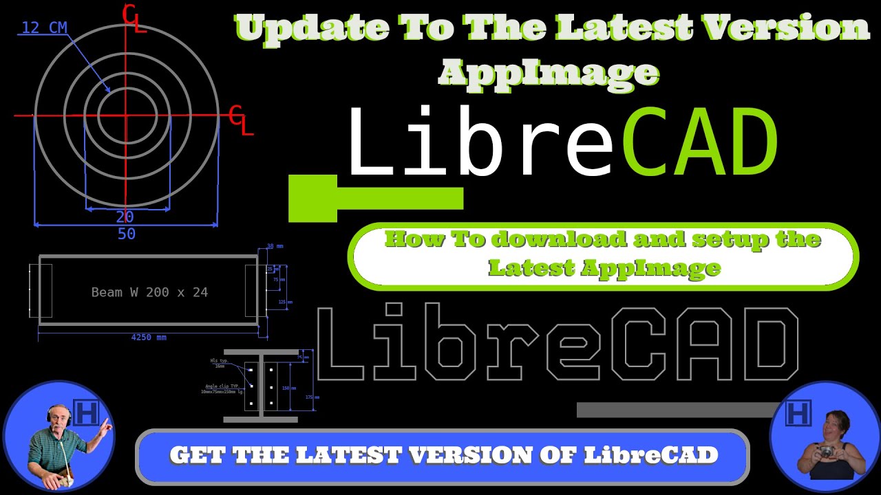 How To Install LibreCAD The Latest Version AppImage And Setup A Desktop ...