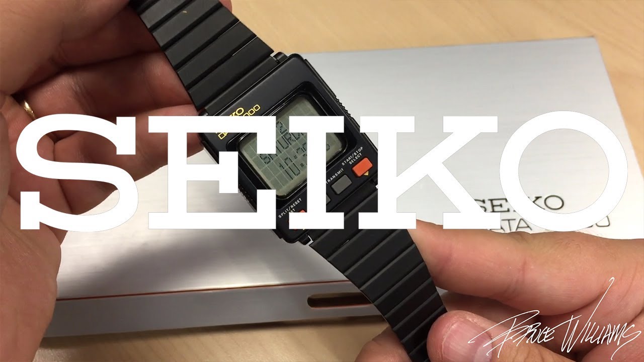 Seiko Data 2000 - NOS - YouTube